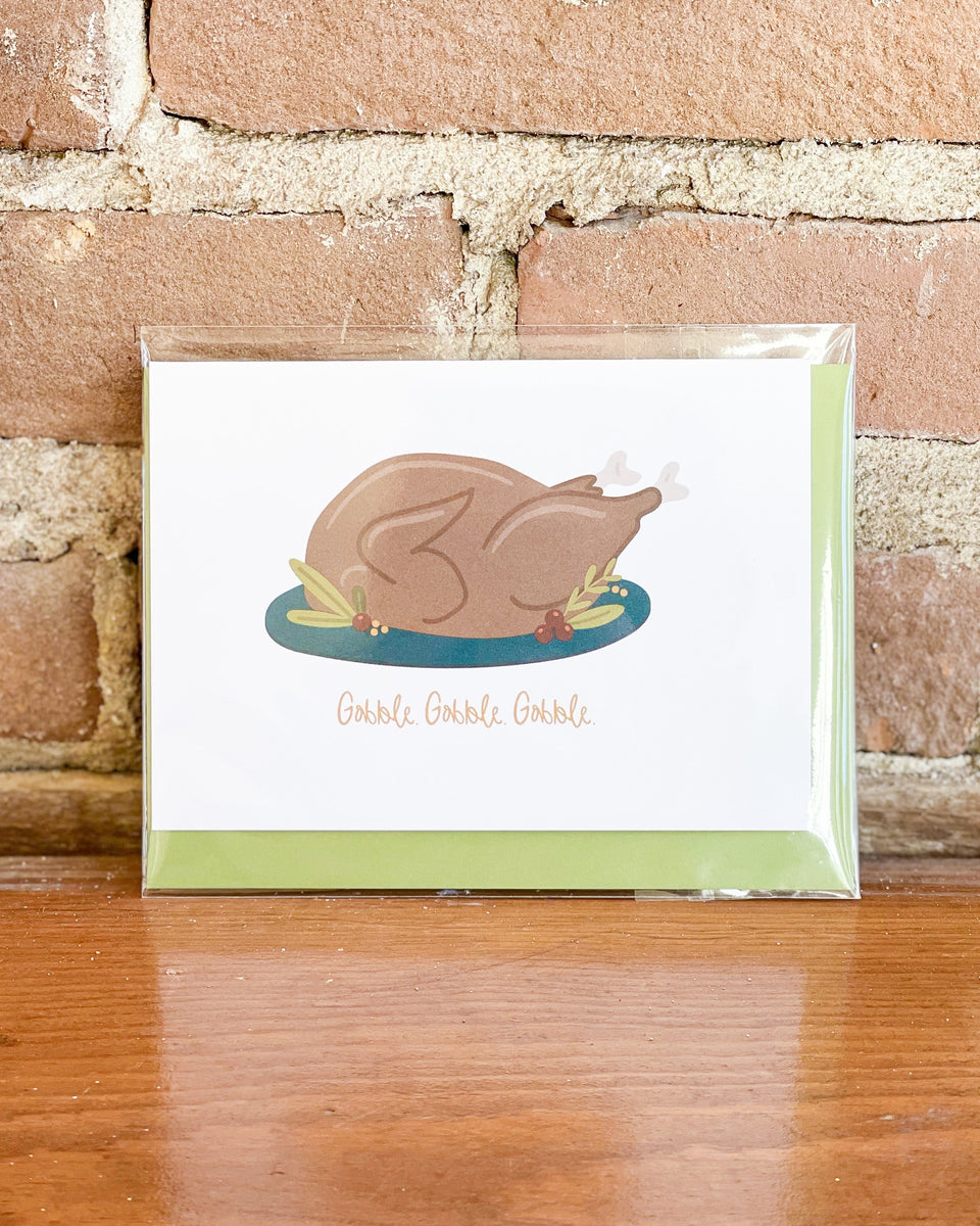 Gobble Gobble Gobble Card – The Fika Boutique